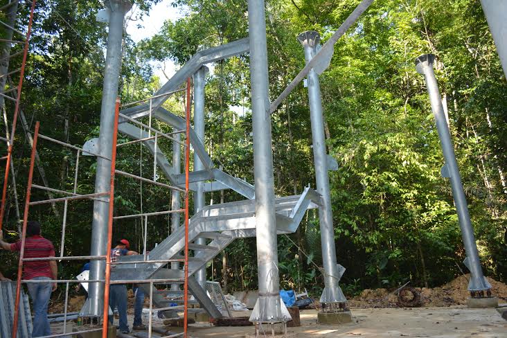 Torre de 42 metros sobre a floresta amazônica inaugura em 2014 ...